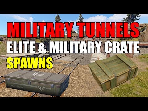 Rust Military Tunnels | Military & Elite Crates Locations + NEW LAYOUT ...