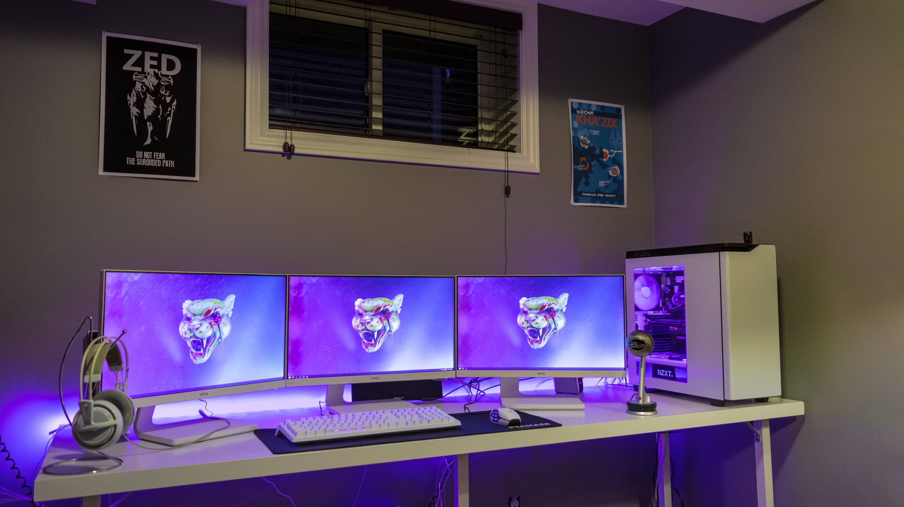 Violet - My White/Purple PC Build/Setup : battlestations