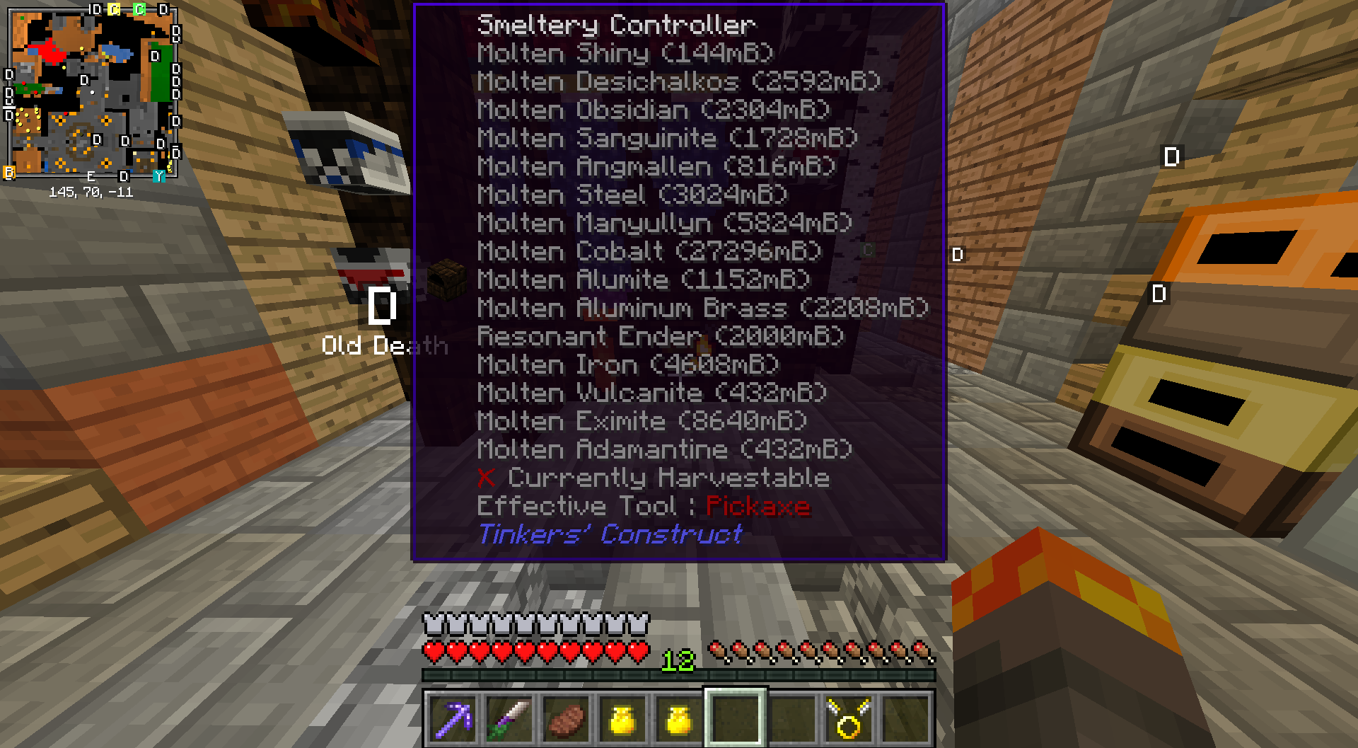 Tinkers' Construct gets a little crazy with Metallurgy (4) : feedthebeast