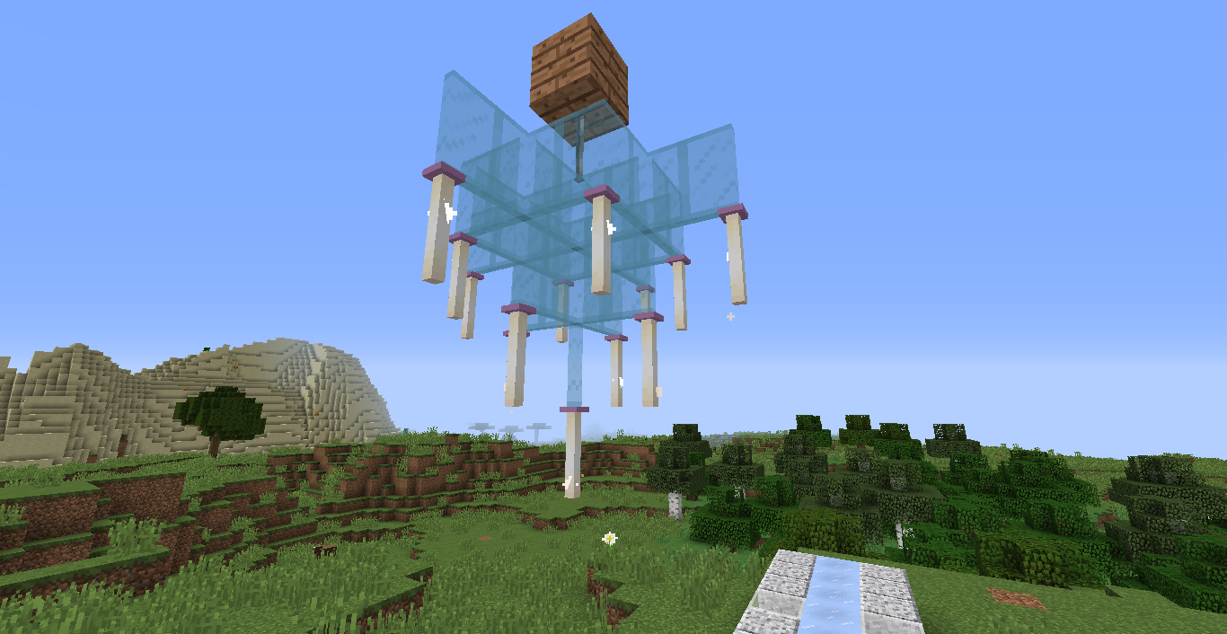 The new glass pane model and end rods make good looking chandeliers ...