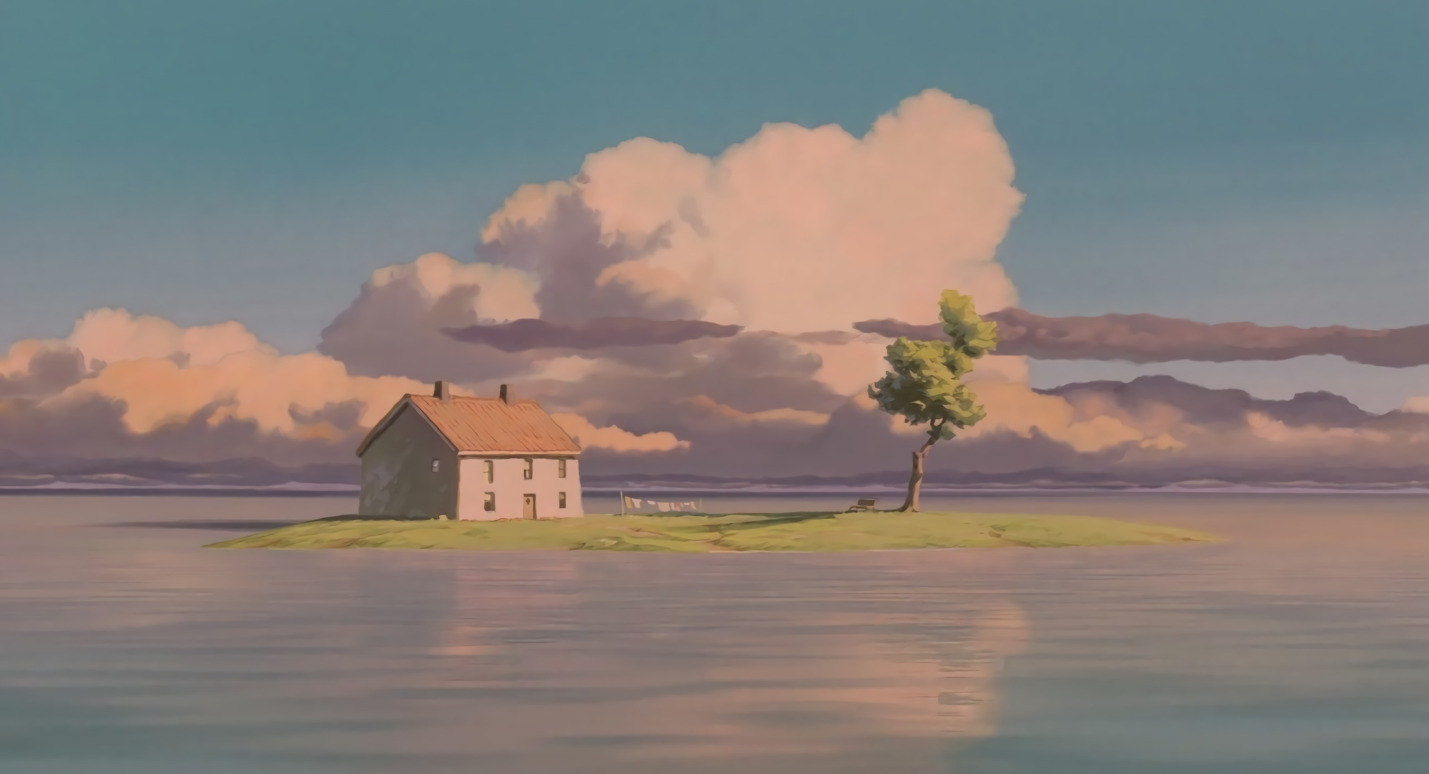 Some HD wallpapers from Spirited Away's train scene. Pure serenity. : anime